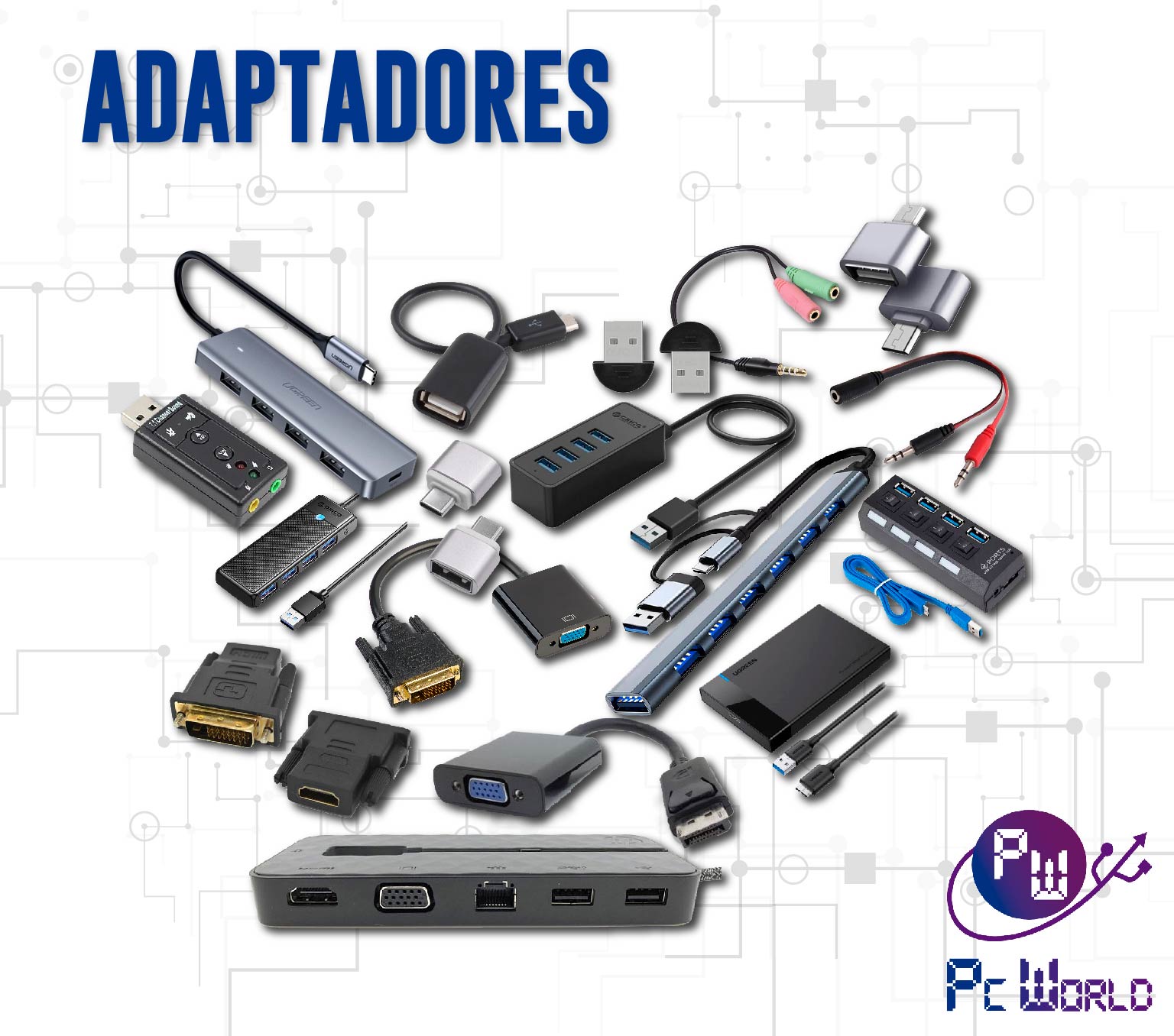 Adaptadores – Corporación PC World